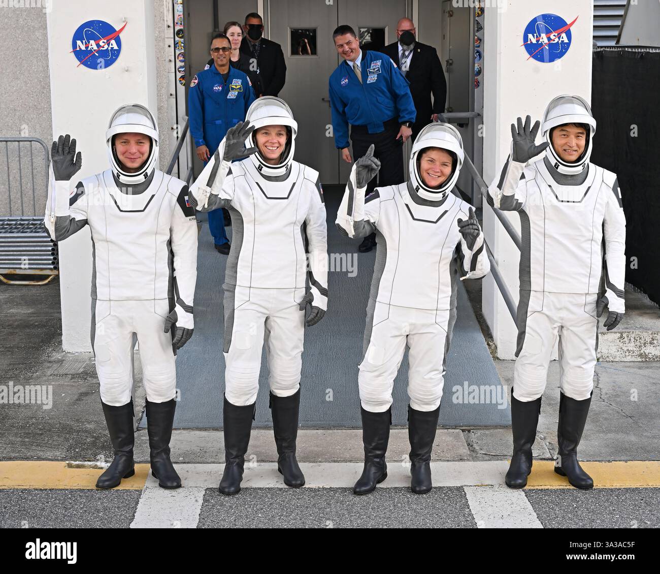 SpaceX NASA Crew-10 members, Roscosmos Cosmonaut Kirill Peskov, NASA ...