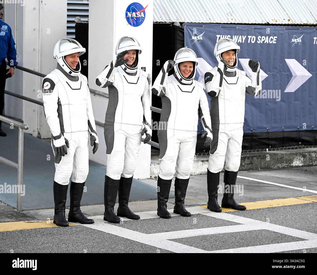 SpaceX NASA Crew-10 members, Roscosmos Cosmonaut Kirill Peskov, NASA ...