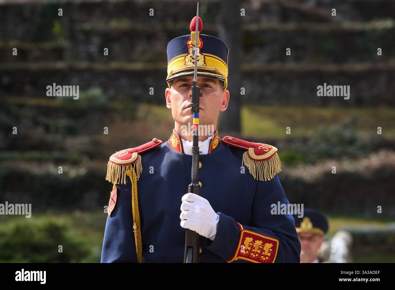 Bucharest, Romania. 14th Mar, 2025: Soldiers of the Guard Regiment ...