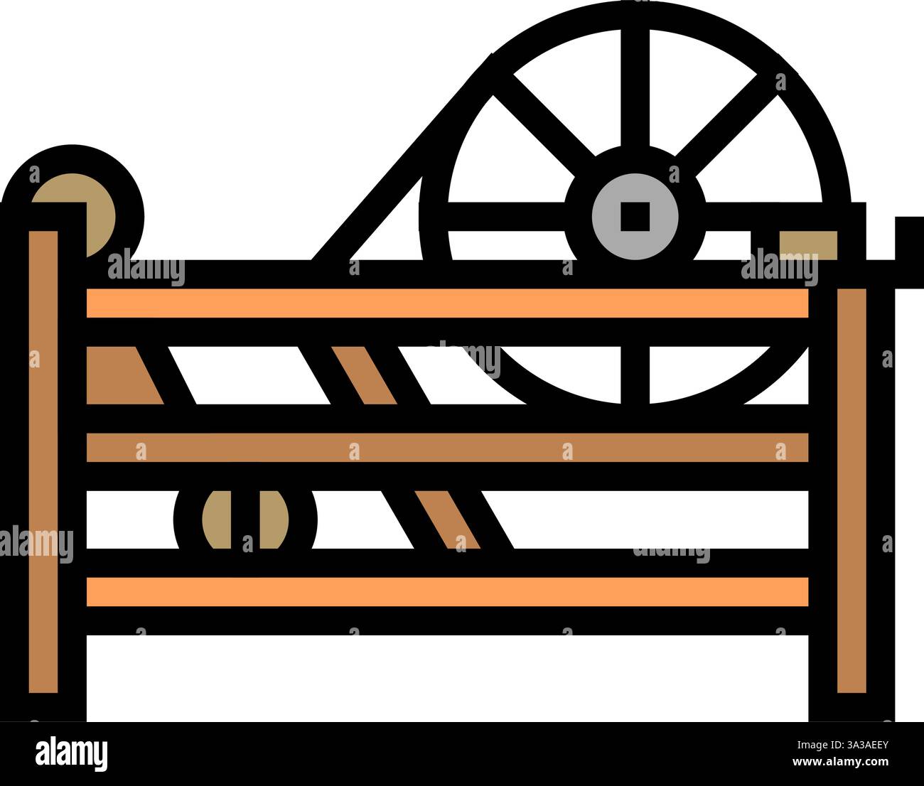 steam engine industry color icon vector illustration Stock Vector Image ...