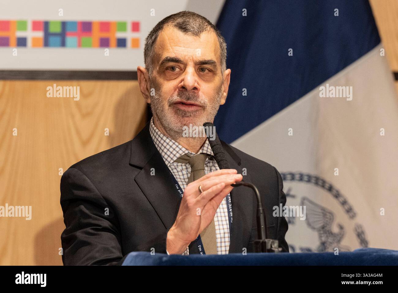 New York, New York, USA. 14th Mar, 2025. NYC Health Hospitals President ...