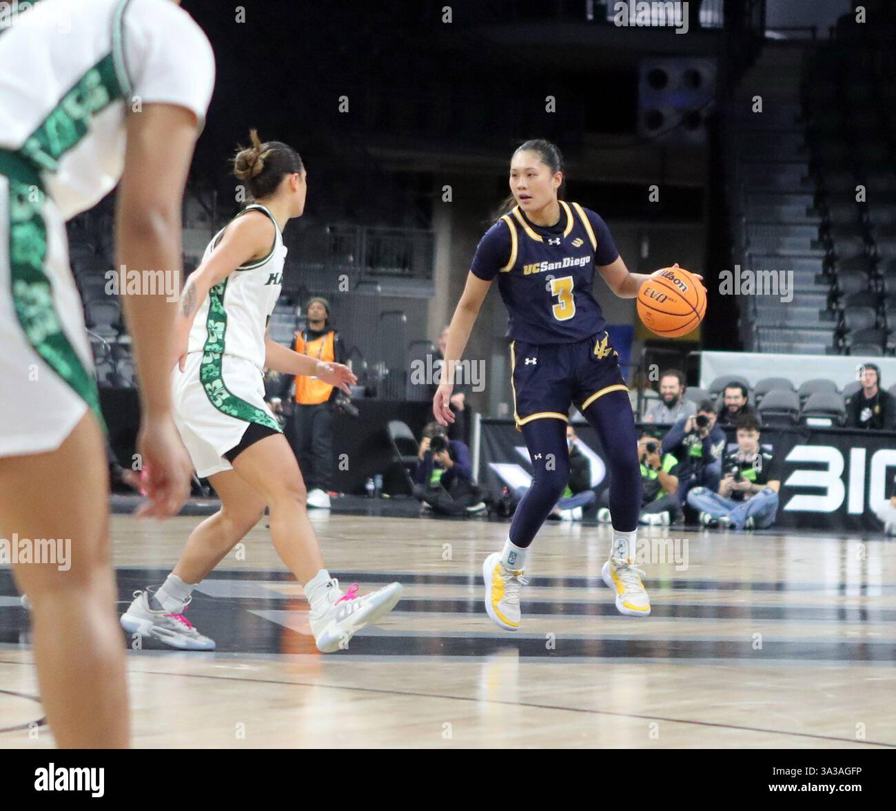 March 14, 2025 - UC San Diego Tritons guard Sumayah Sugapong #3 ...