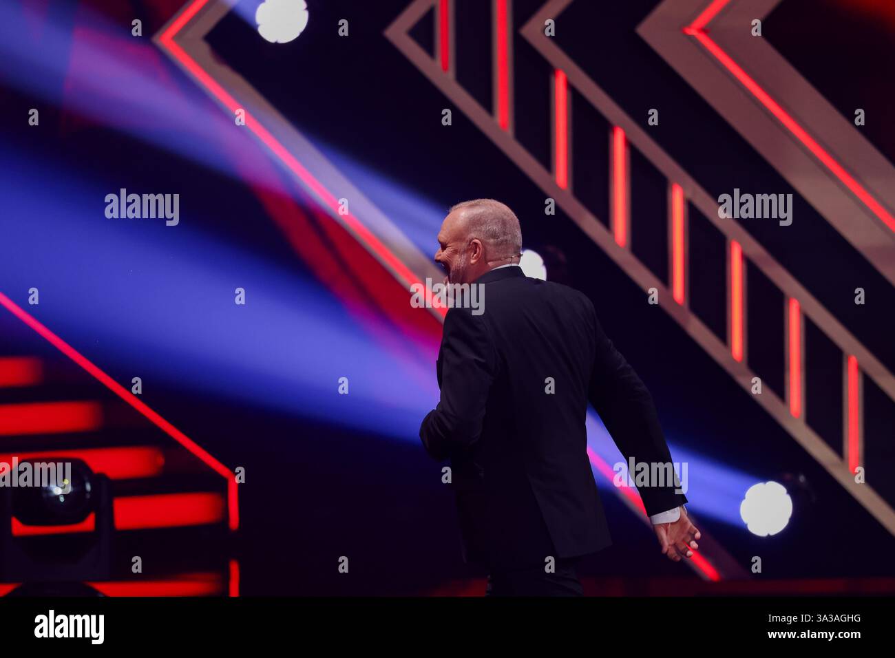 Cologne, Germany. 15th Mar, 2025. Stefan Raab, entertainer, leaves the ...