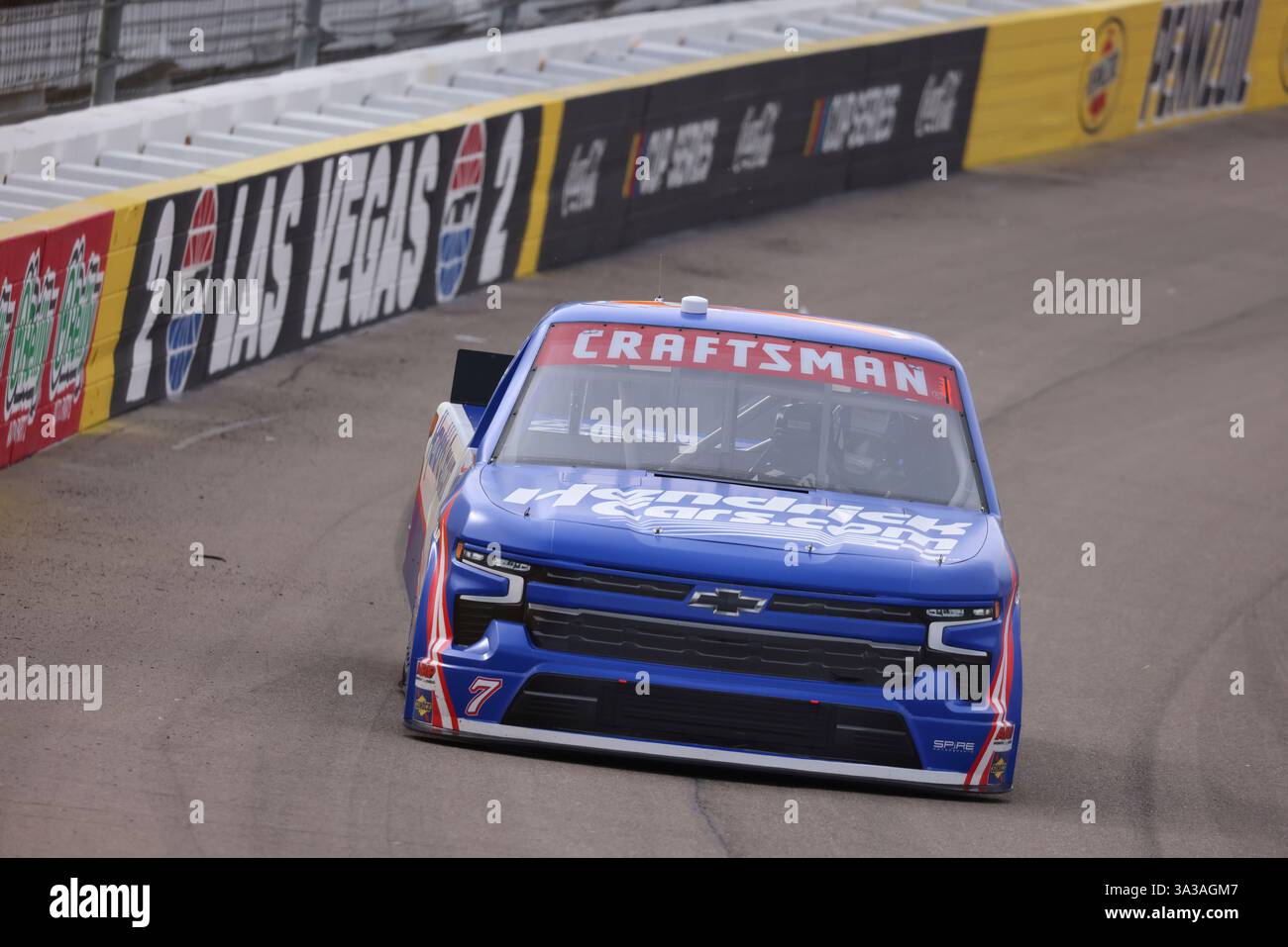 LAS VEGAS, NV - MARCH 14: Corey Day (#7 Spire Motorsports HendrickCars ...