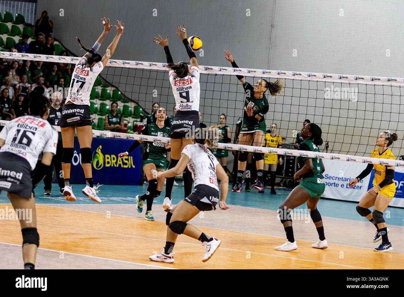 BRASÍLIA, DF - 14.03.2025: SUPERLIGA DE VÔLEI BSB VÔLEI X SESI BAURU ...