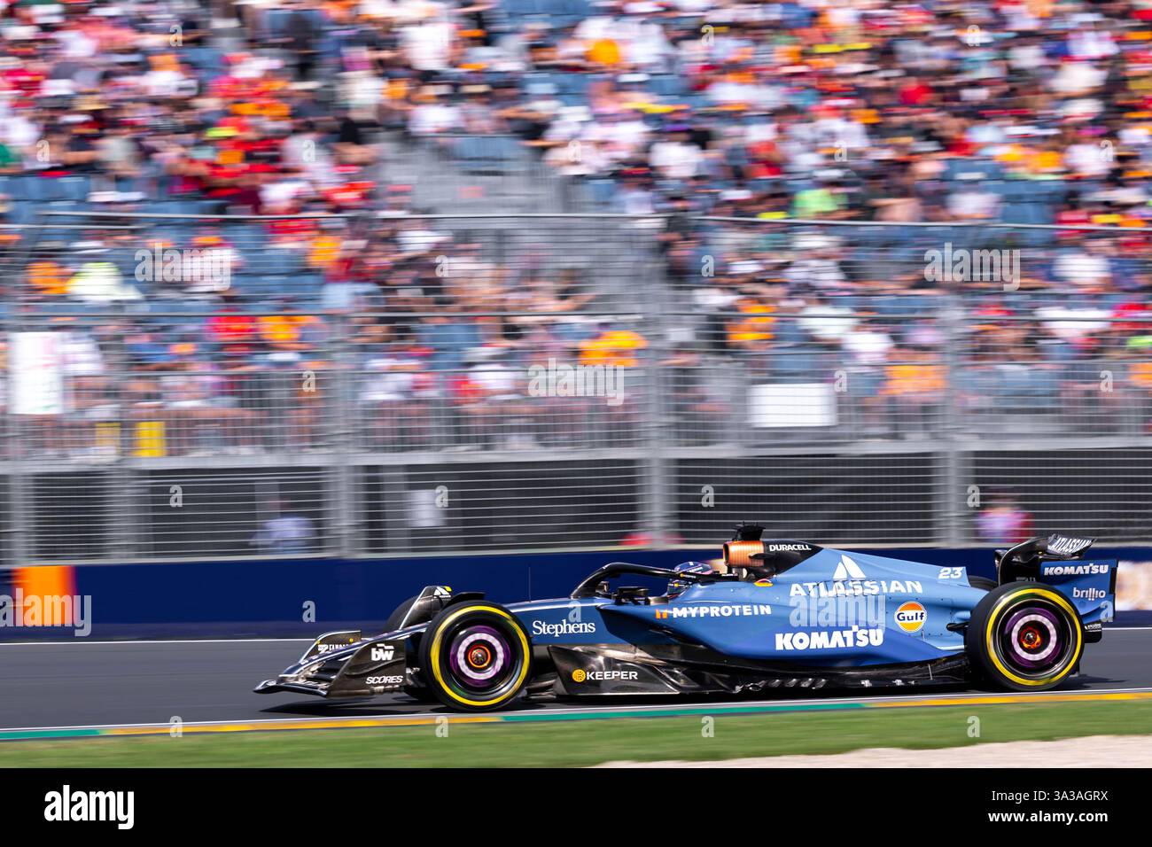 MELBOURNE, AUSTRALIA - MARCH 14: Alexander Albon (THA) driving for ...
