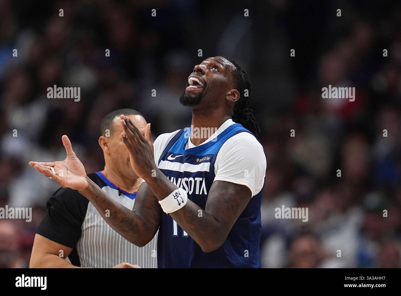 Minnesota Timberwolves center Naz Reid (11) in the second half of an ...