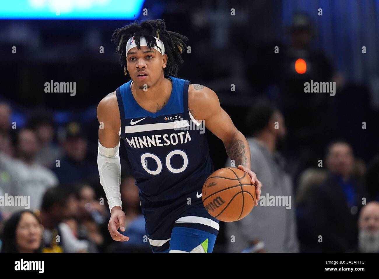 Minnesota Timberwolves guard Terrence Shannon Jr. (00) in the second ...