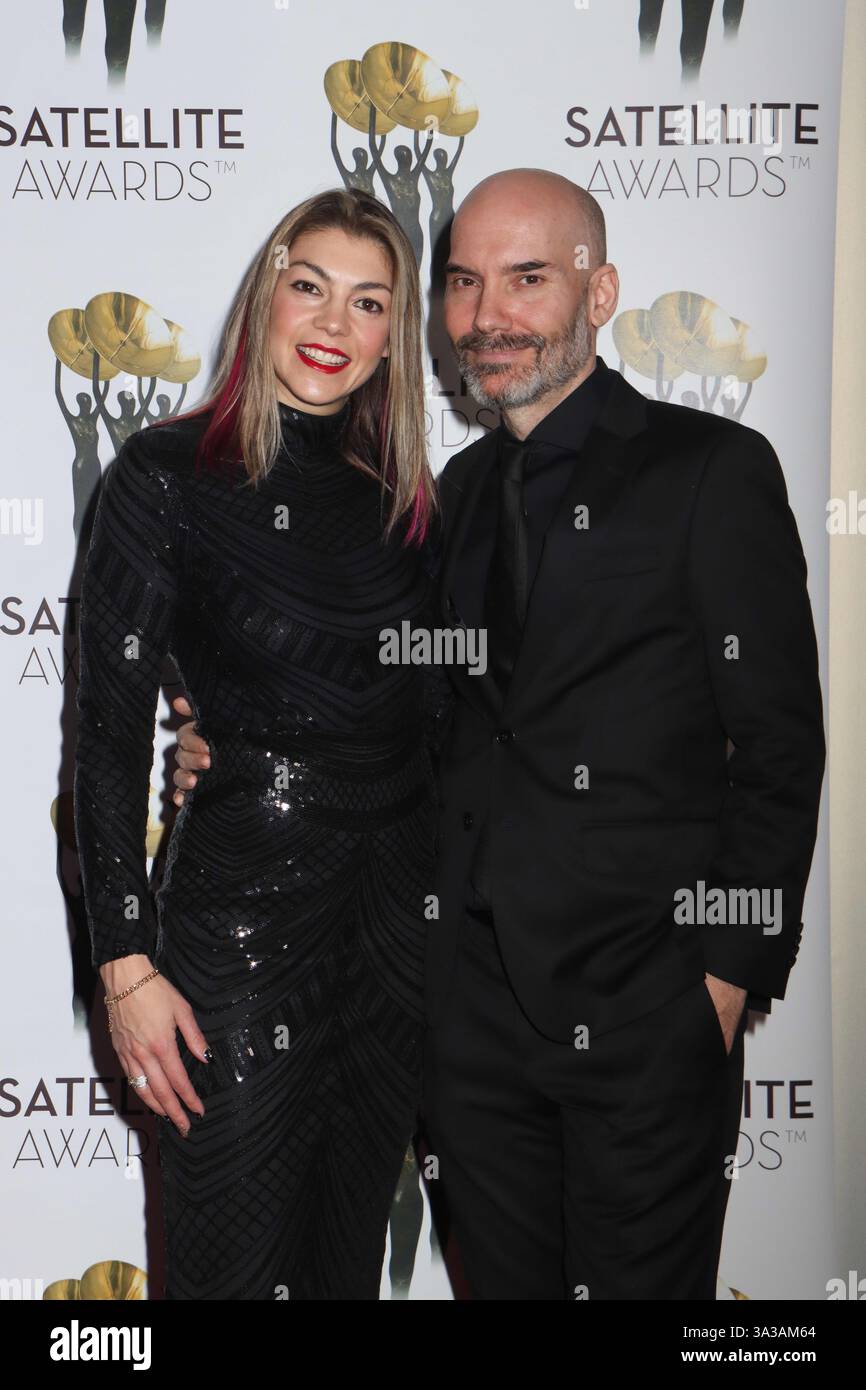 Ahbra Perry, F. Javier Gutierrez 02/21/2025 The 29th Satellite Awards ...