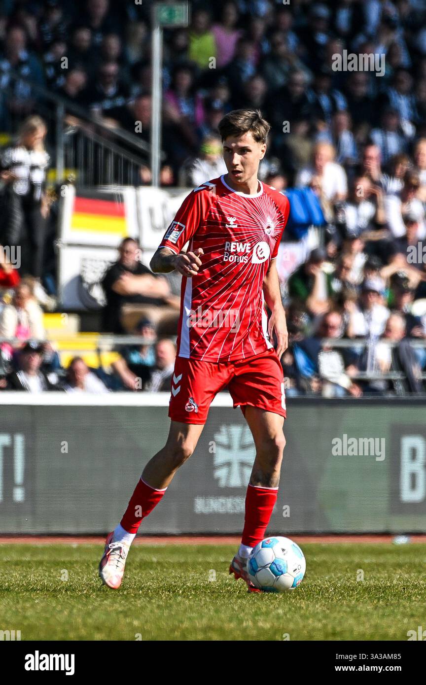 08.03.2025, Donaustadion, Ulm, GER, 2. BL, SSV Ulm 1846 vs 1. FC K?ln, im Bild Denis Huseinbasic ...