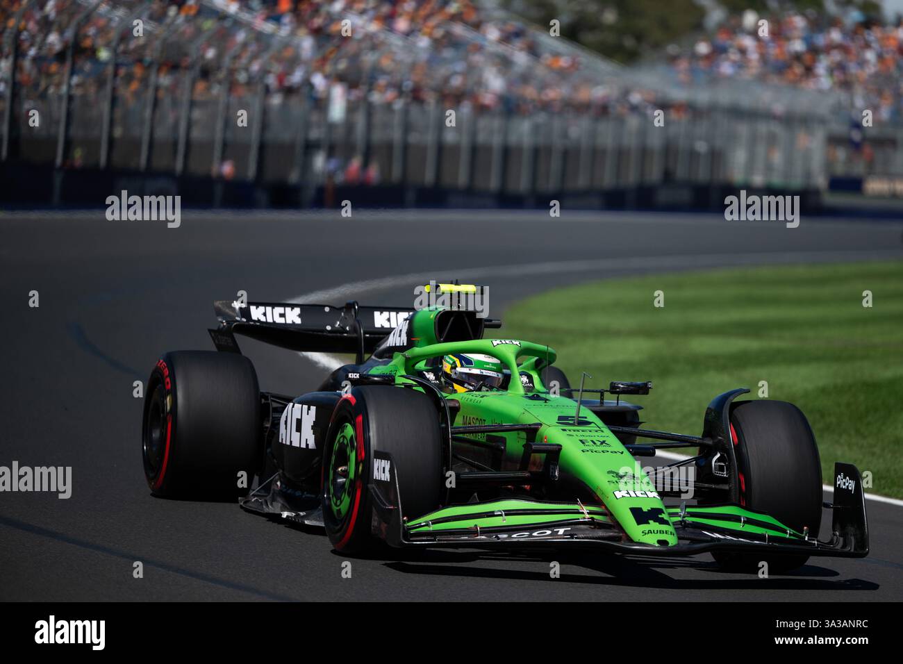 Melbourne, Australien. 14th Mar, 2025. Gabriel Bortoleto (Stake F1 Team Kick Sauber, #05) im C45 ...