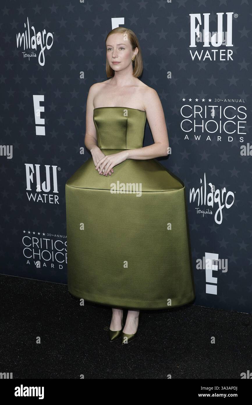 2025 Critics Choice Awards at Barker Hanger on February 7, 2025 in ...