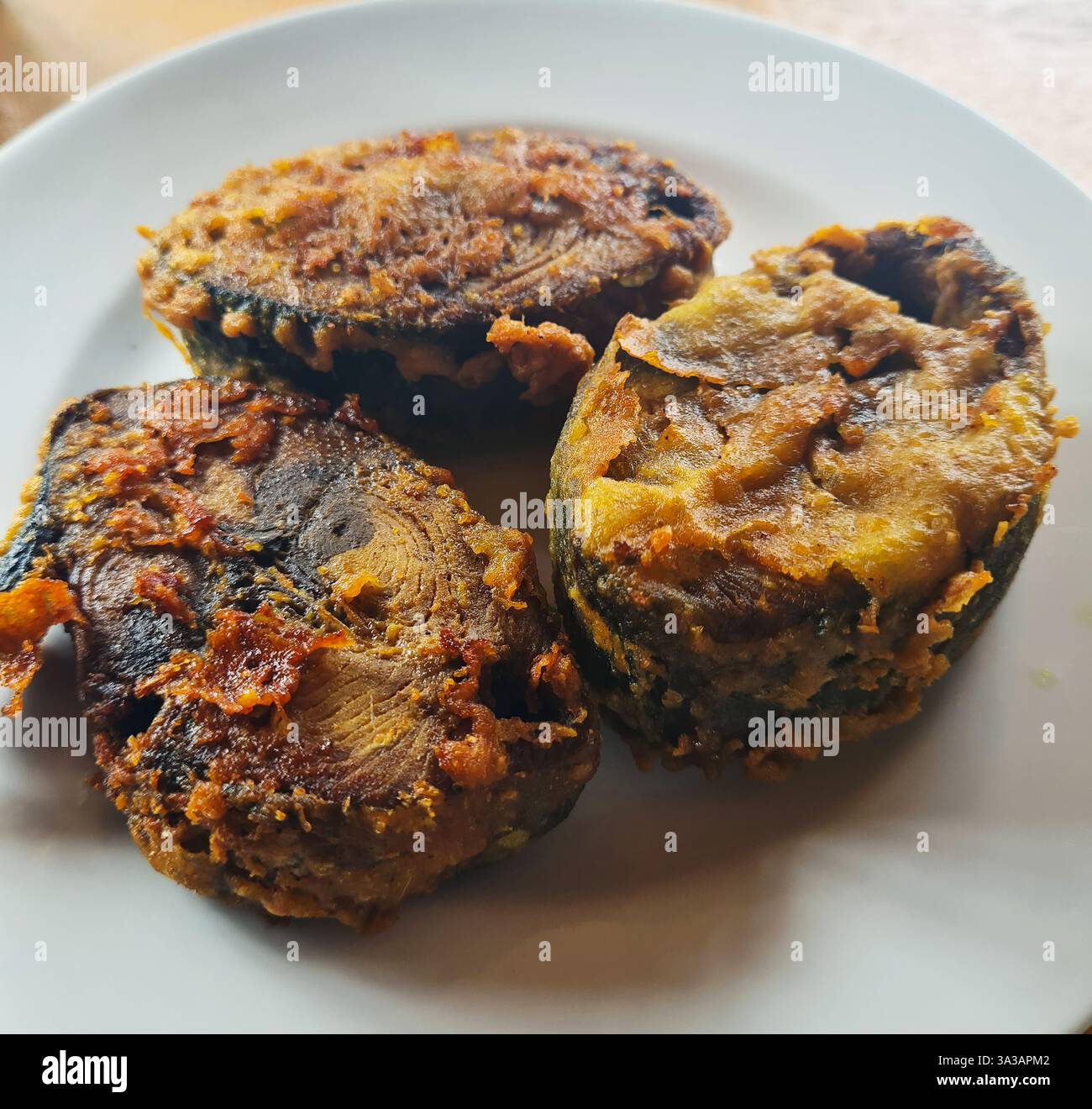 Deep Fried Tuna Mackerel Fish or Ikan Tongkol Goreng, an Indonesian ...