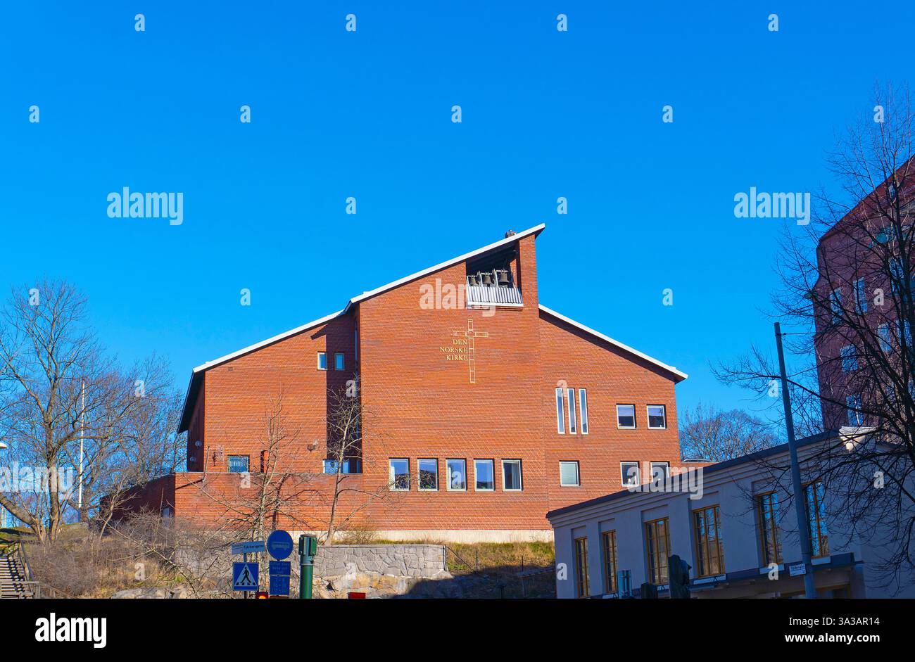 Den norske kirke, church in Stockholm Stock Photo - Alamy