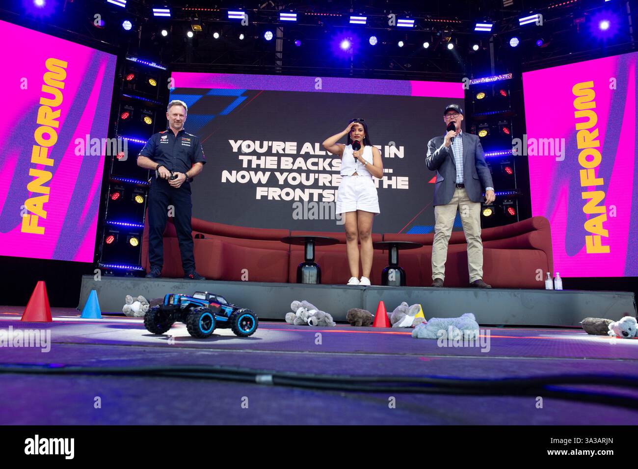 Christian Horner (Oracle Red Bull Racing, Teamchef), Ariana Bravo (F1 ...