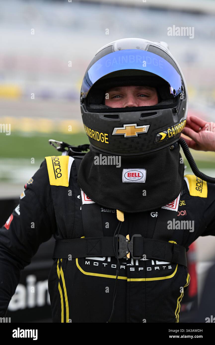 LAS VEGAS, NV - MARCH 14: Justin Haley (#7 Spire Motorsports Gainbridge ...