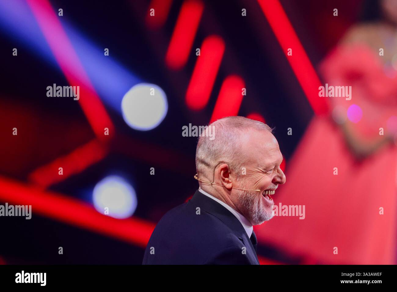 Cologne, Germany. 14th Mar, 2025. Stefan Raab, entertainer, stands in ...