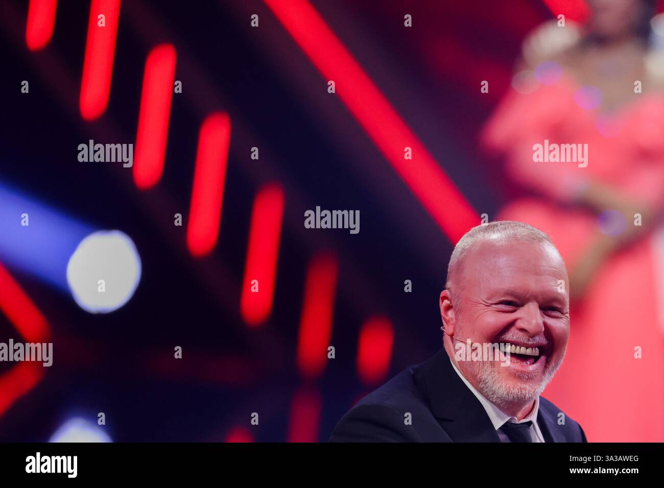 Cologne, Germany. 14th Mar, 2025. Stefan Raab, entertainer, stands in ...