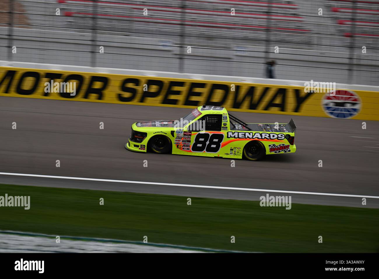 LAS VEGAS, NV - MARCH 14: Matt Crafton (#88 ThorSport Racing Black ...