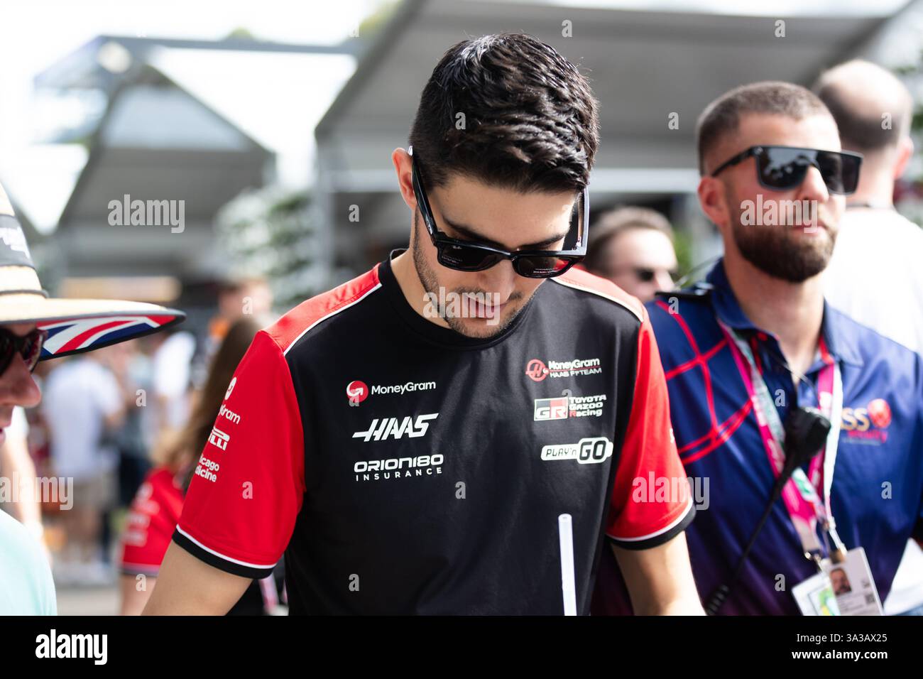 Albert Park, Australia, 15 March, 2025. Esteban Ocon (FRA) driving for ...