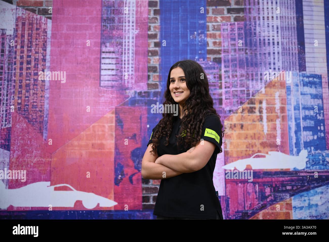 Melbourne, Australia. 13th Mar, 2025. Australian driver Joanne Ciconte ...