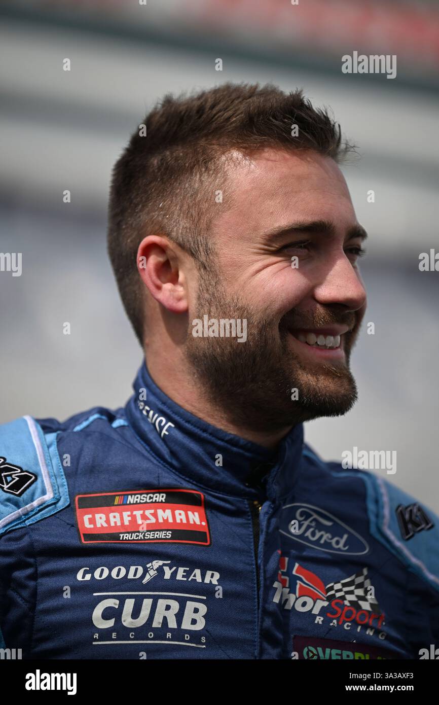 LAS VEGAS, NV - MARCH 14: Ty Majeski (#98 ThorSport Racing Soda Sense ...