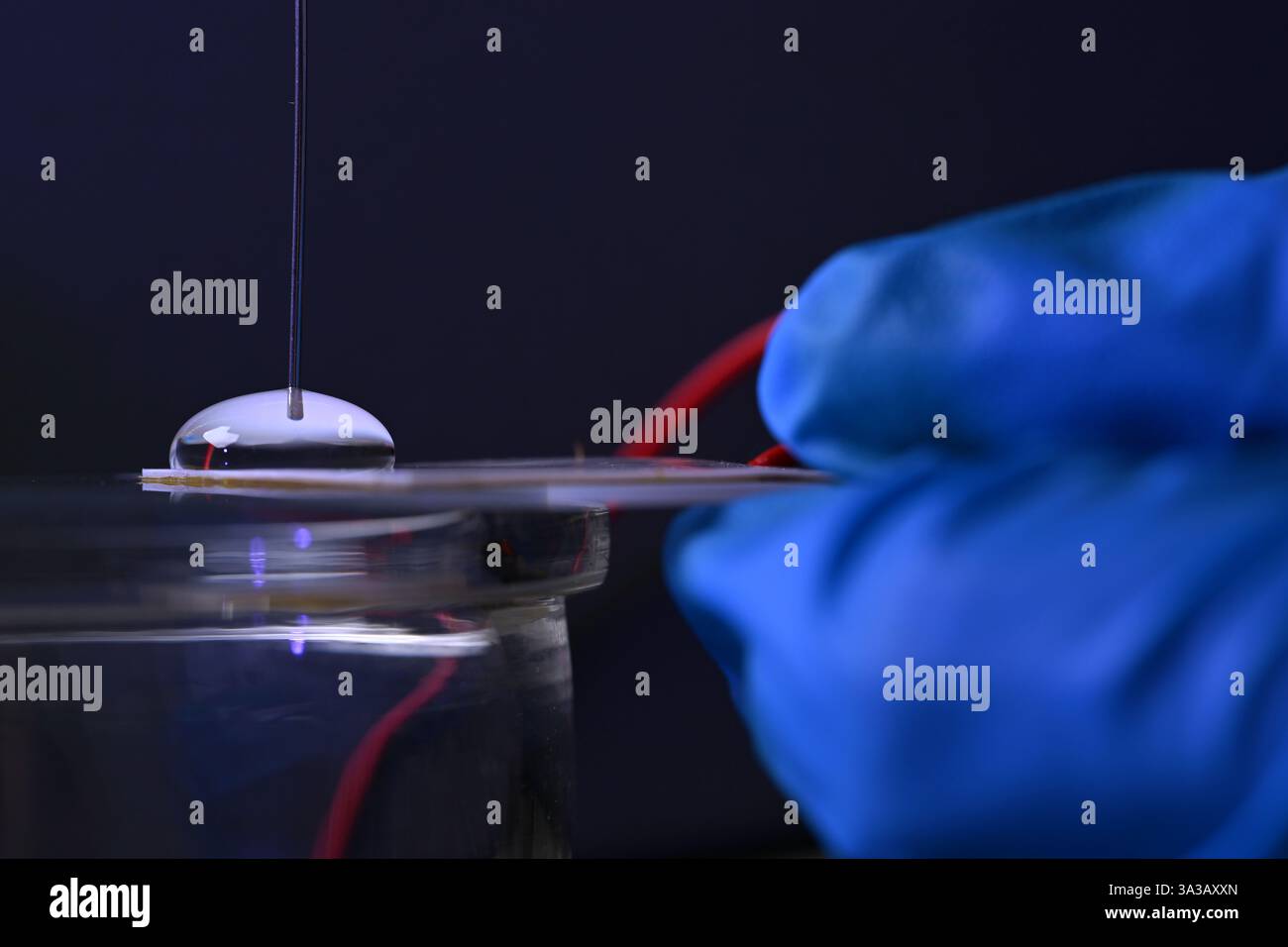 Detail image of a science experiment conducted by Peter Sherrell, RMIT ...