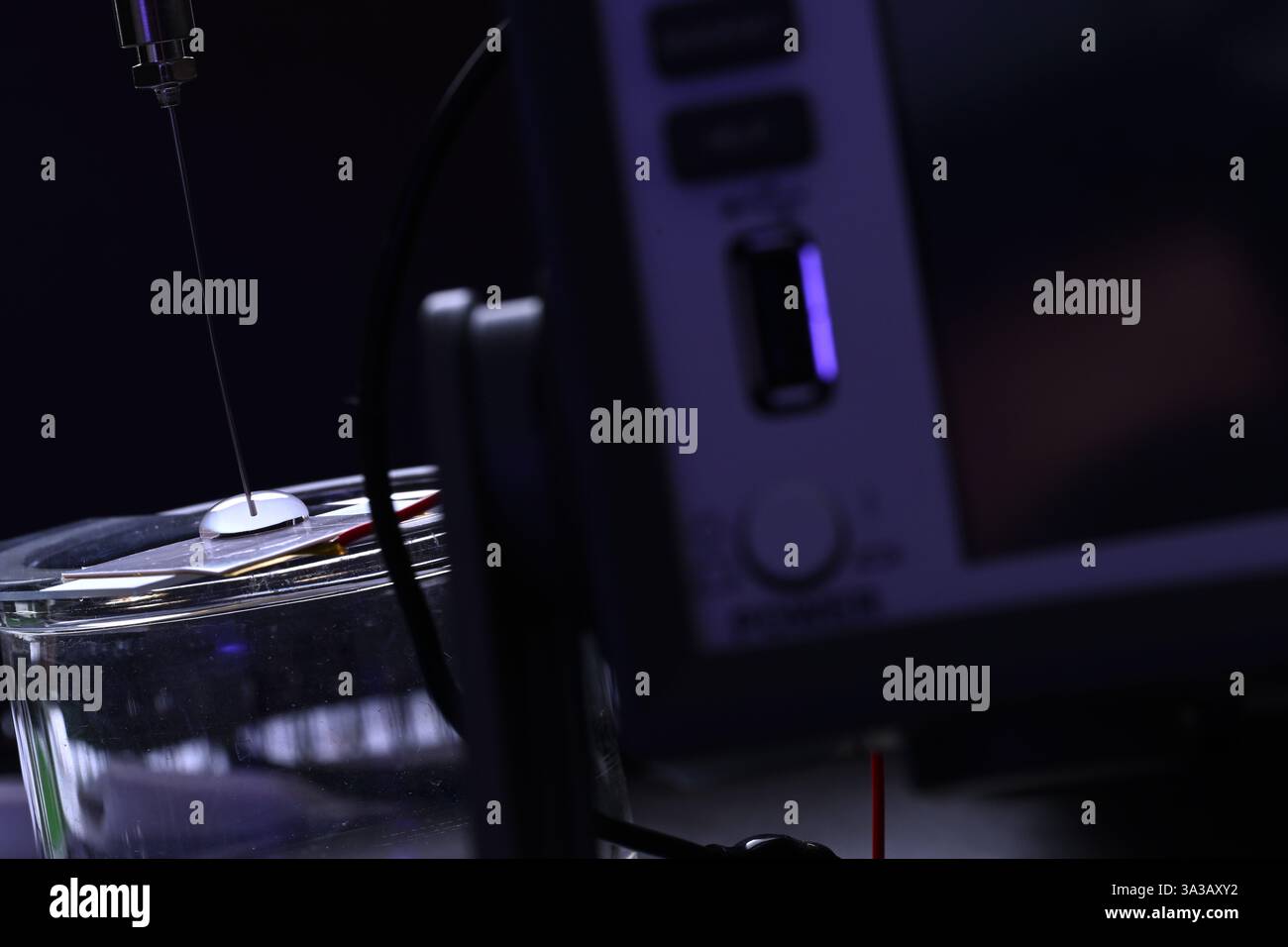 Detail image of a science experiment conducted by Peter Sherrell, RMIT ...