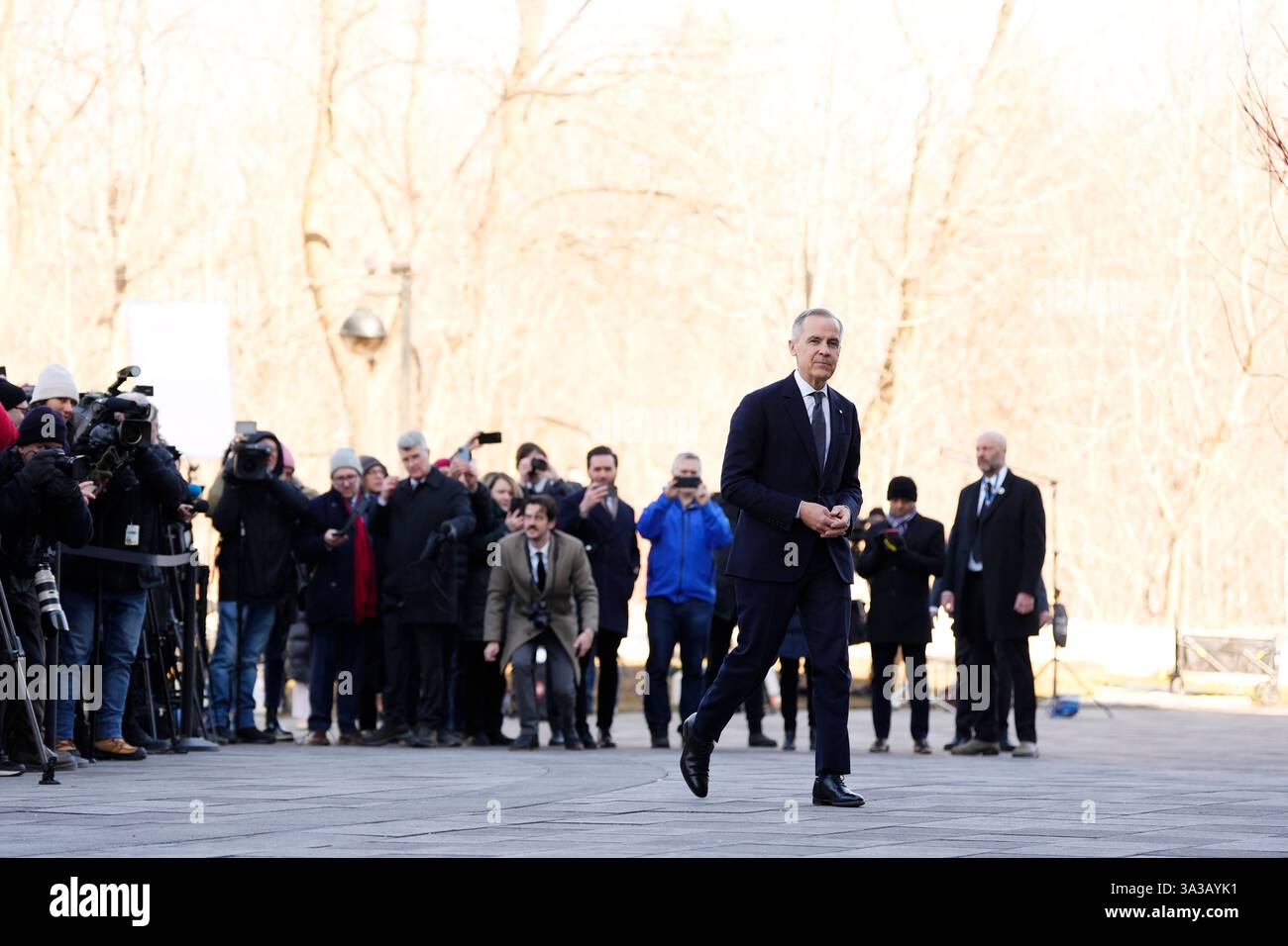 Ottawa, Canada. 14th Mar, 2025. Prime minister-designate Mark Carney ...