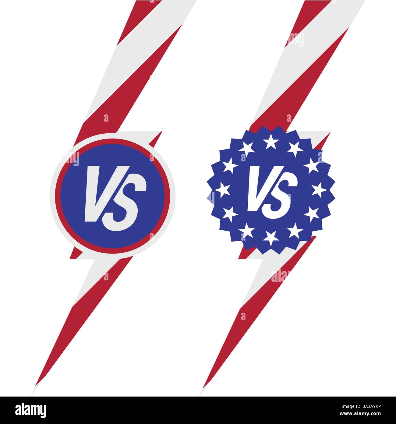 America election poster of two Stock Vector Images - Alamy