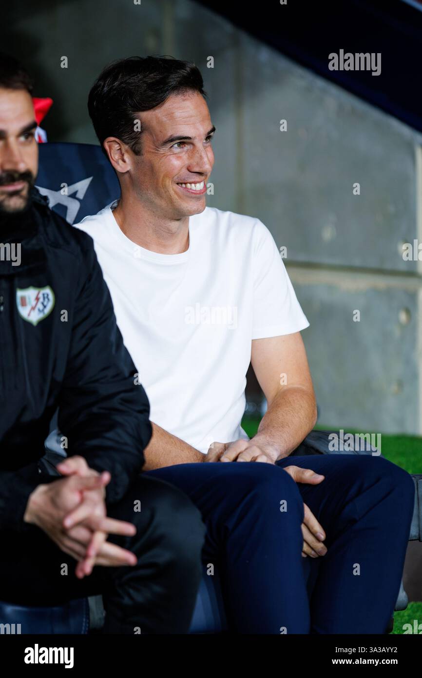 Barcelona, Spain. 17th February, 2025. The manager Inigo Perez in ...