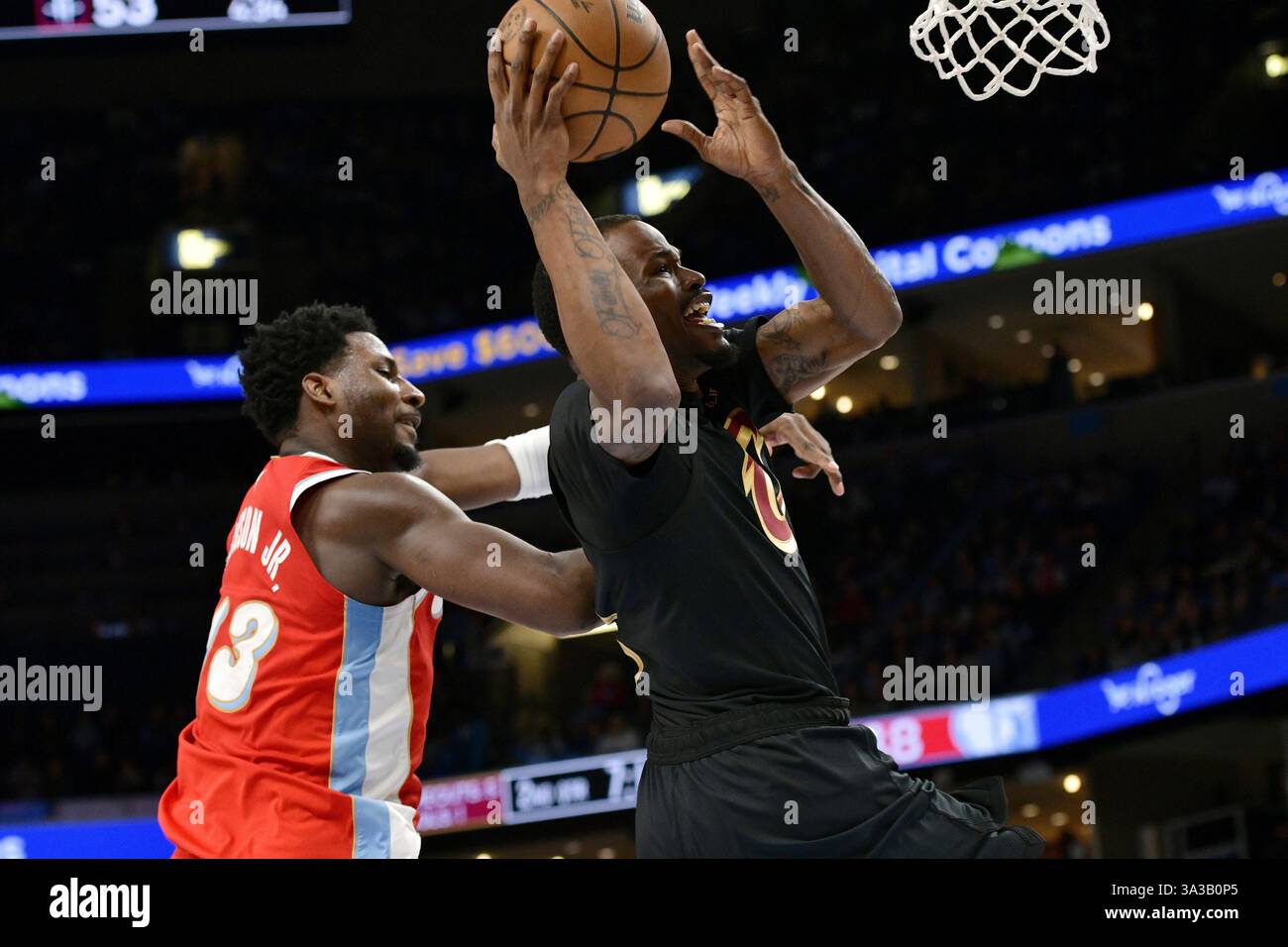 Memphis Grizzlies forward Jaren Jackson Jr., left, commits a flagrant ...