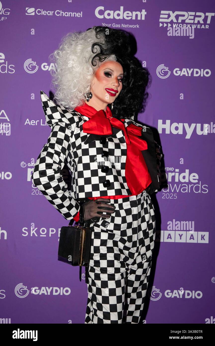 Manchester, England, 14th March, 2025. Divina De Campo attends Gaydio ...