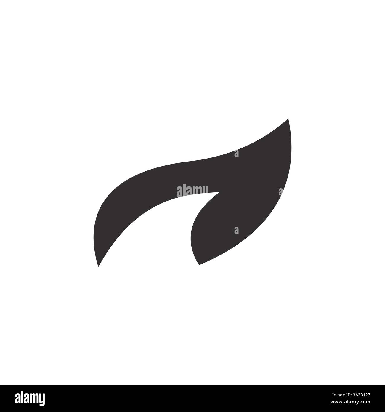Logo shark fin with leaf unique design Stock Vector Image & Art - Alamy
