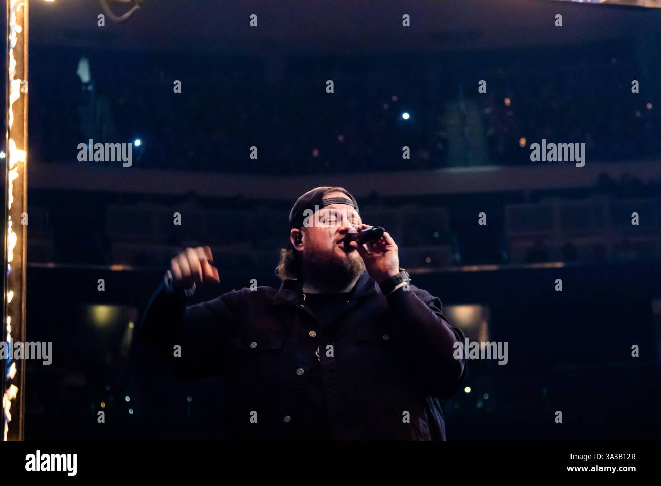 Edmonton, Canada. 13th Mar, 2025. Country music super star Jelly Roll ...