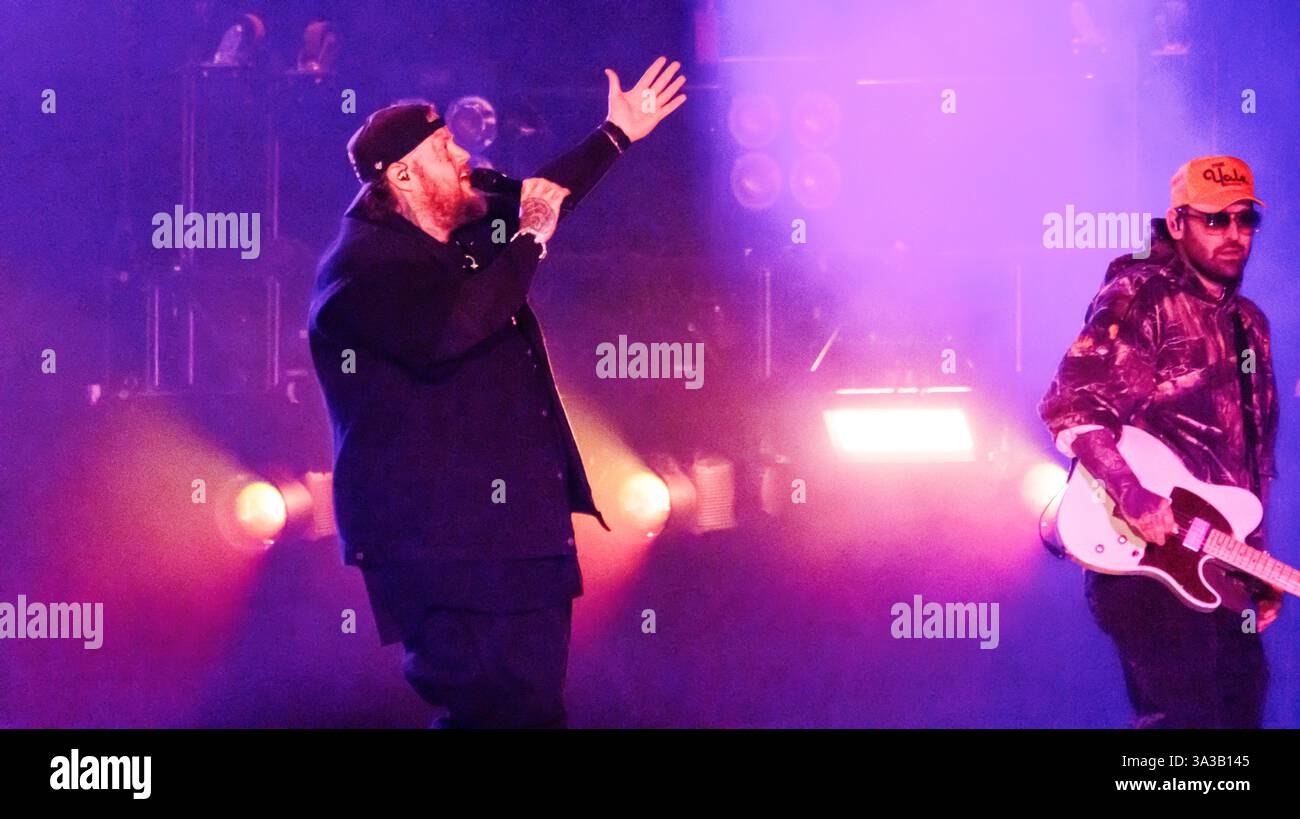 Edmonton, Canada. 13th Mar, 2025. Country music super star Jelly Roll ...