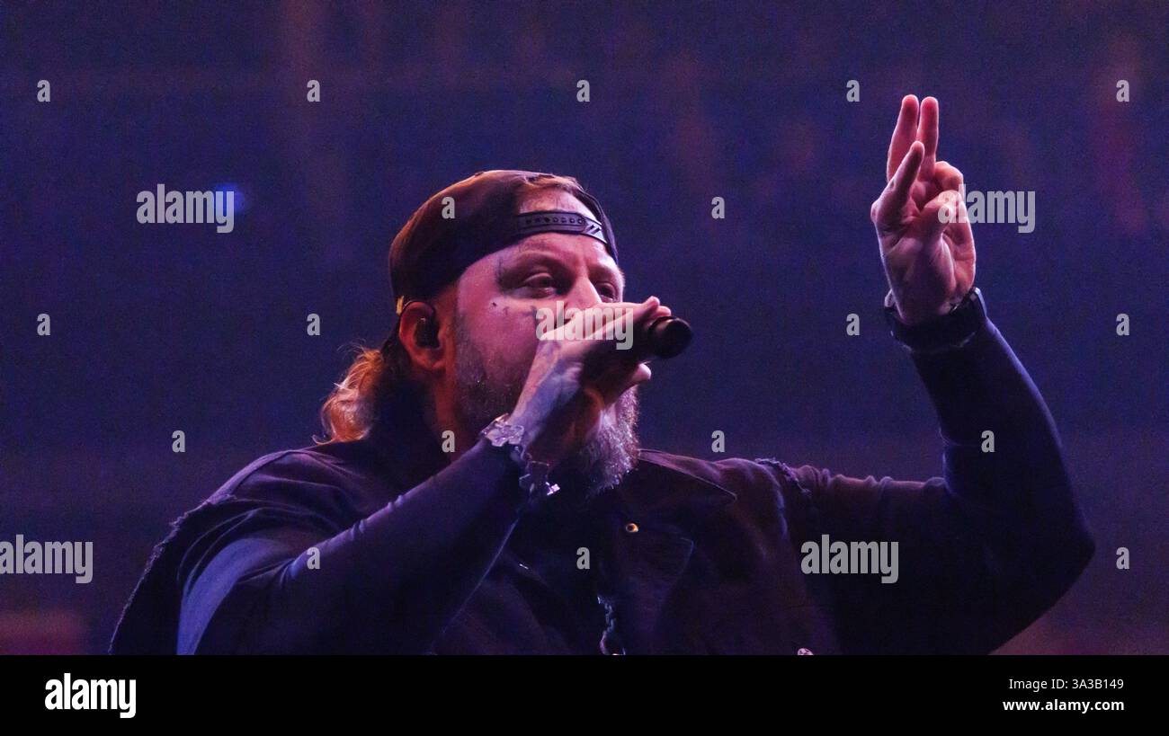 Country music super star Jelly Roll performs during "The Beautifully ...