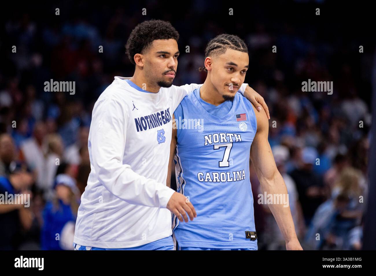 March 14, 2025: North Carolina Tar Heels guard Elijah Davis (6 ...