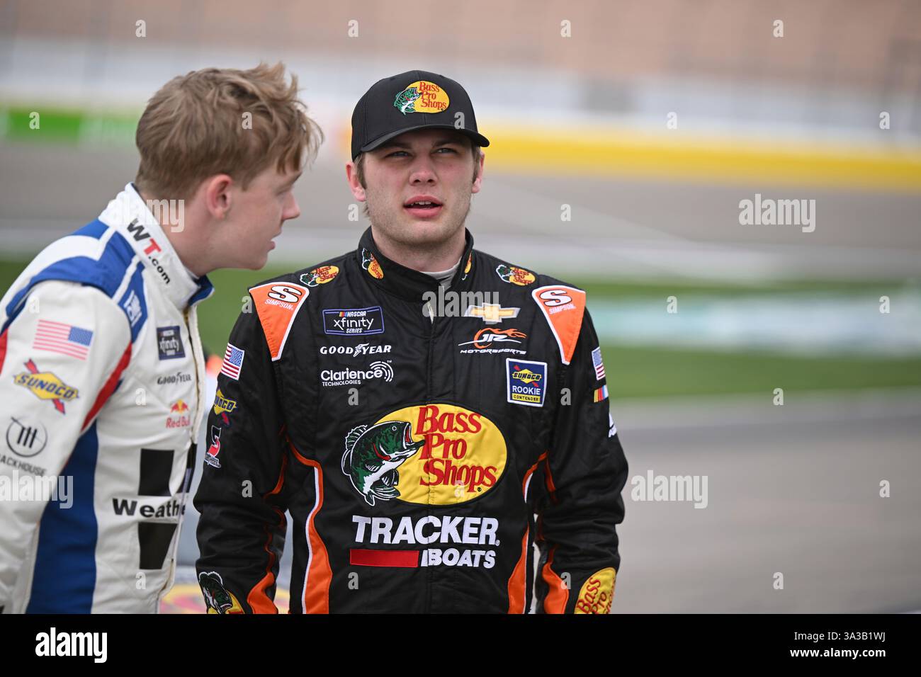 LAS VEGAS, NV - MARCH 14: Carson Kvapil (#1 JR Motorsports Bass Pro ...
