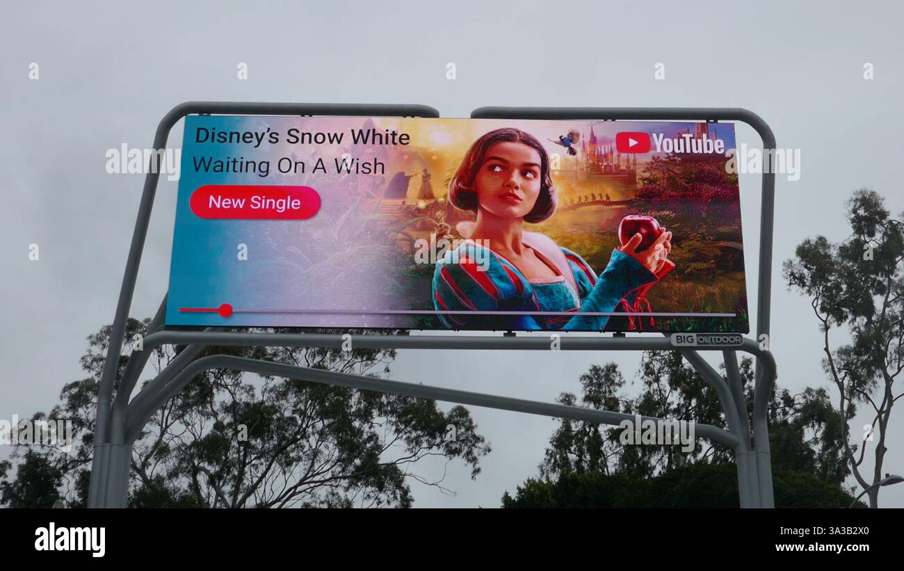 Los Angeles, California, USA 14th March 2025 Disney Snow White Waiting ...
