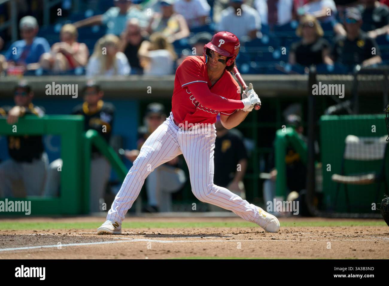 Philadelphia Phillies Gabriel Rincones Jr. (27) at bat during an MLB ...