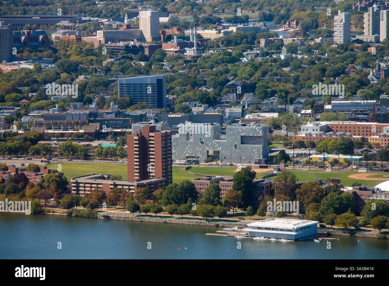 The MacGregor house and Simmons hall students dormitories in Cambridge ...