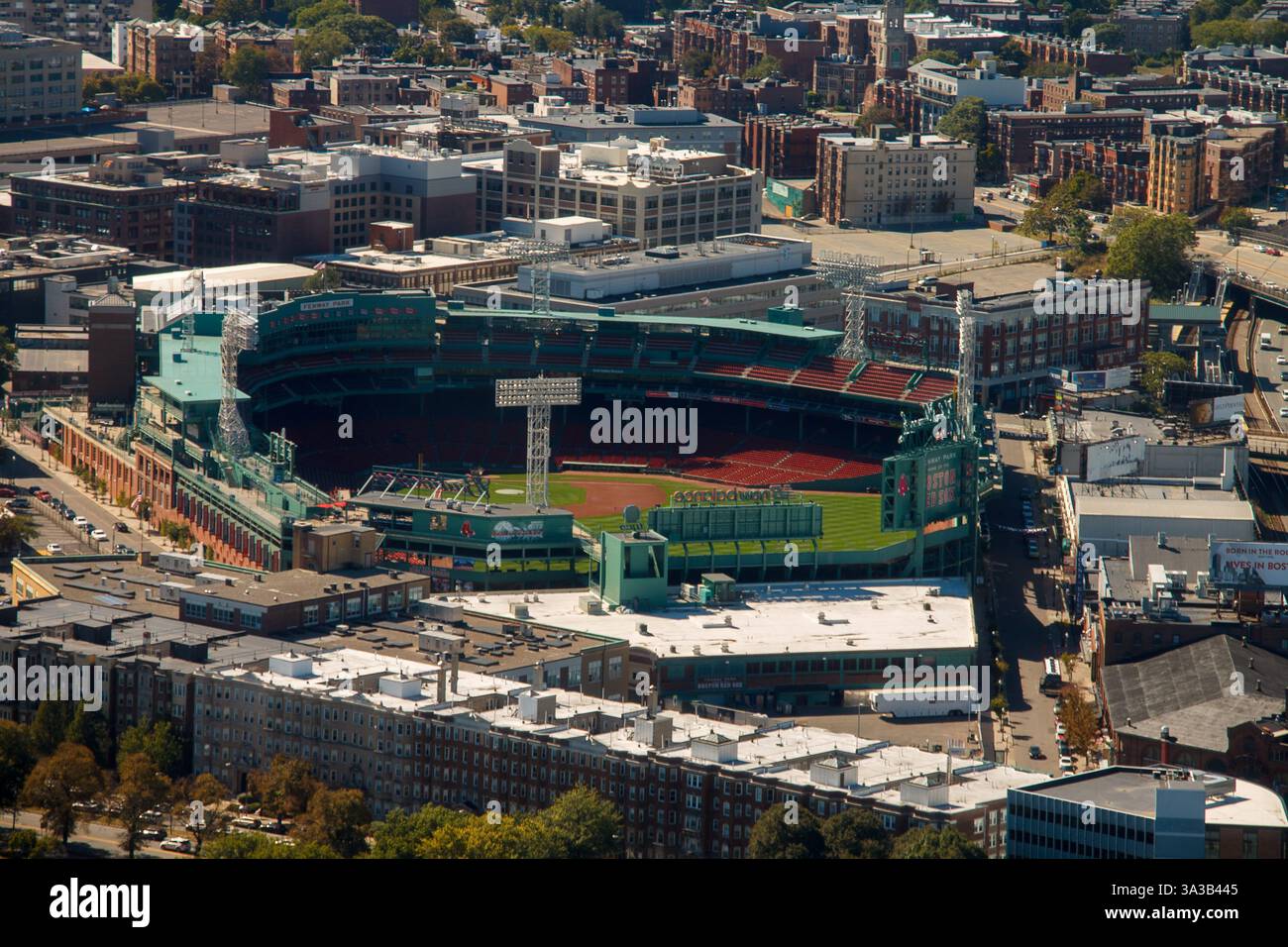 The Fenway park baseball stadium home of the Red Sox in Boston,, Massachusetts, USA Stock Photo ...