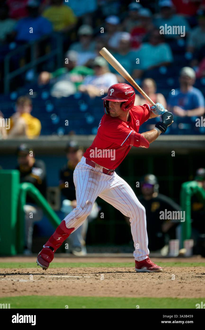 Philadelphia Phillies Carson DeMartini (31) at bat during an MLB Spring ...