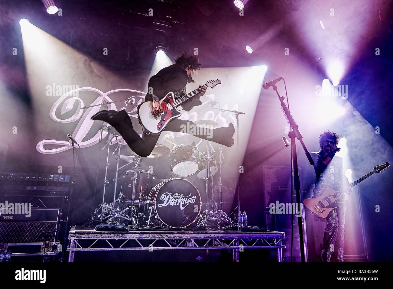 March 14, 2025, Liverpool, United kingdom: JUSTIN HAWKINS (vocals ...