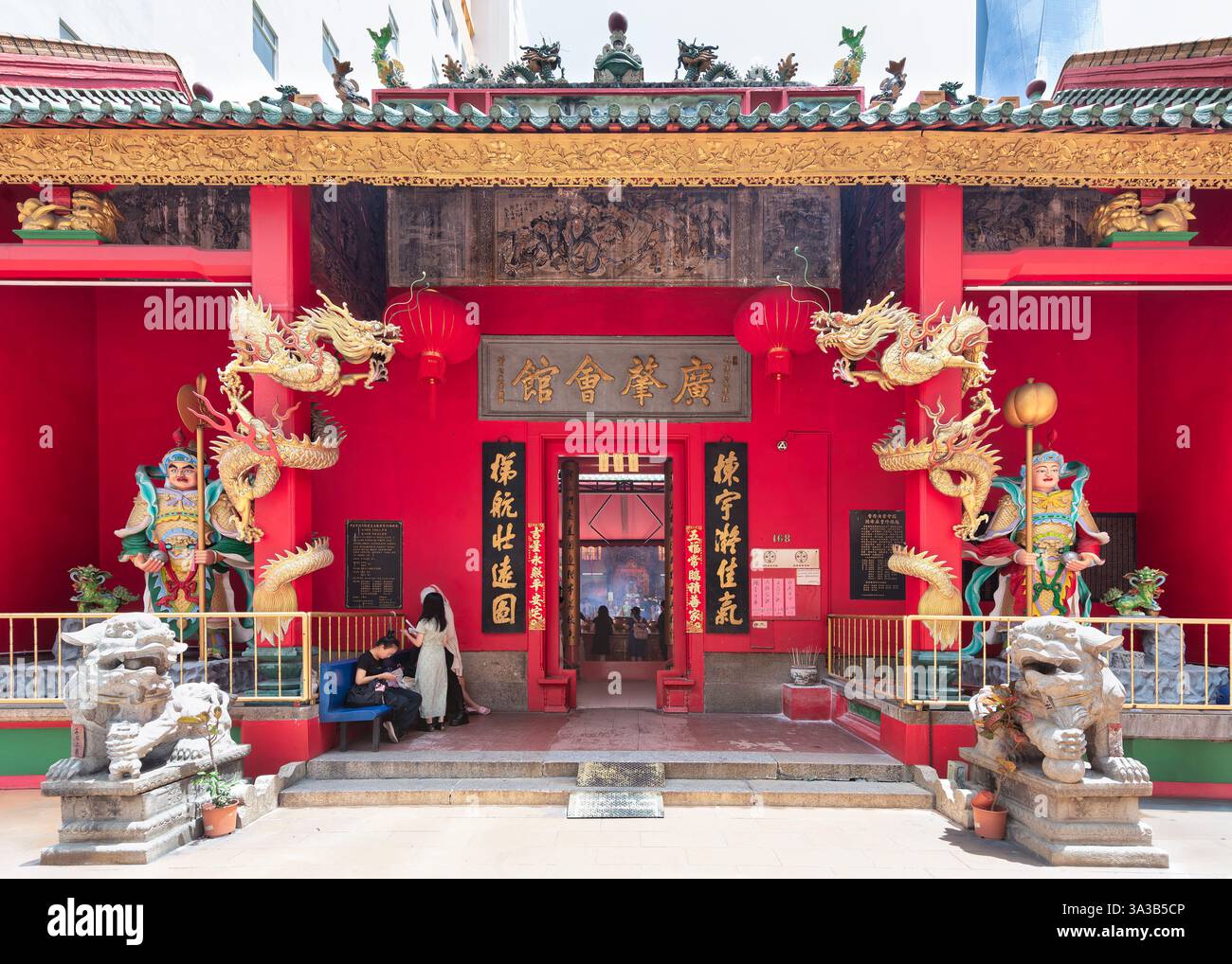 Kuala Lumpur, Malaysia - Feb. 16, 2025: Guandi Temple, aka Kuala Lumpur ...
