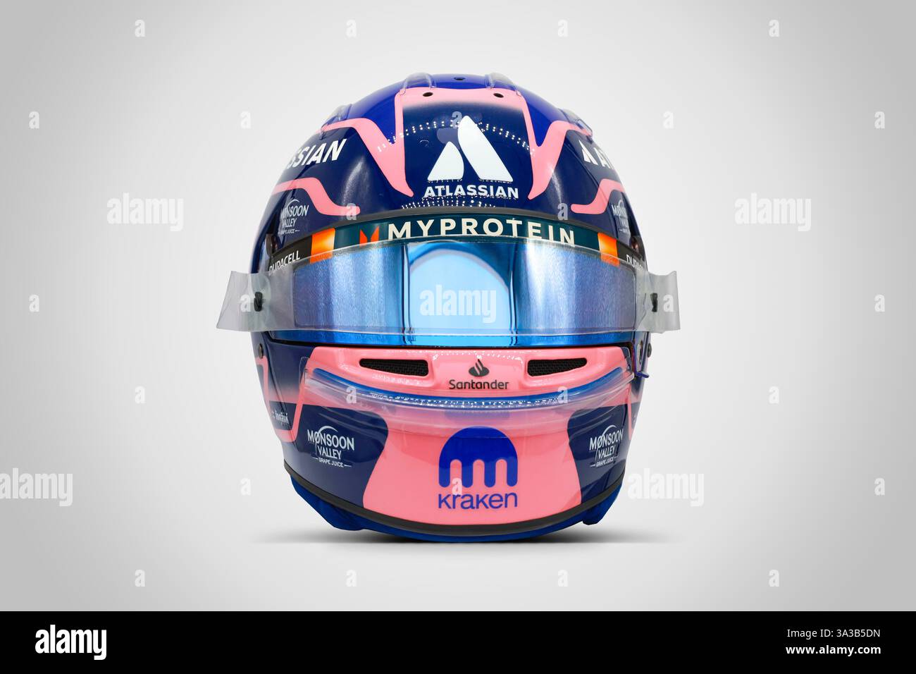 Melbourne, Australia. 15th Mar, 2025. The helmet of Alexander Albon ...