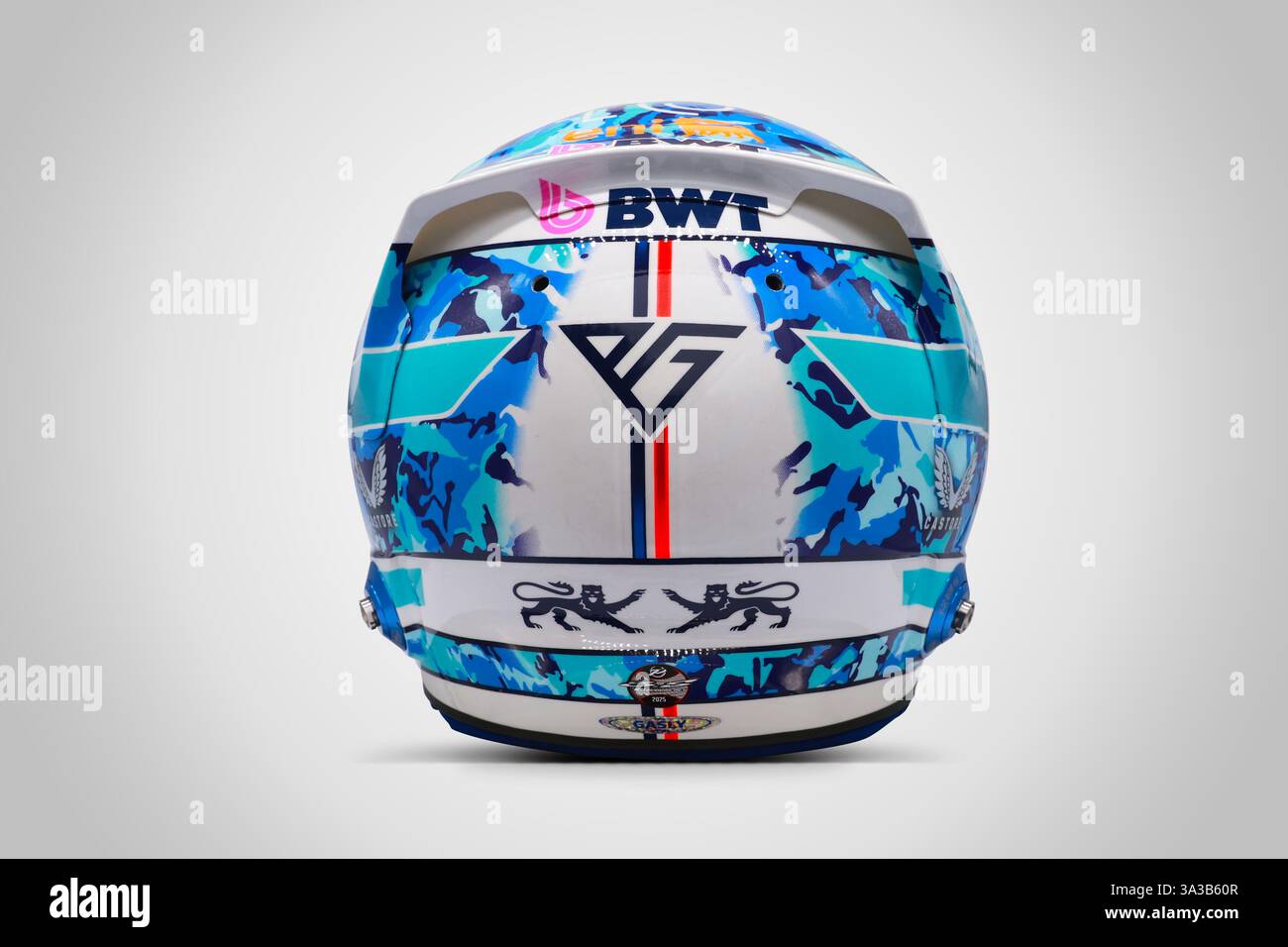 The helmet of Pierre Gasly (FRA) Alpine F1 Team. 15.03.2025. Formula 1 ...