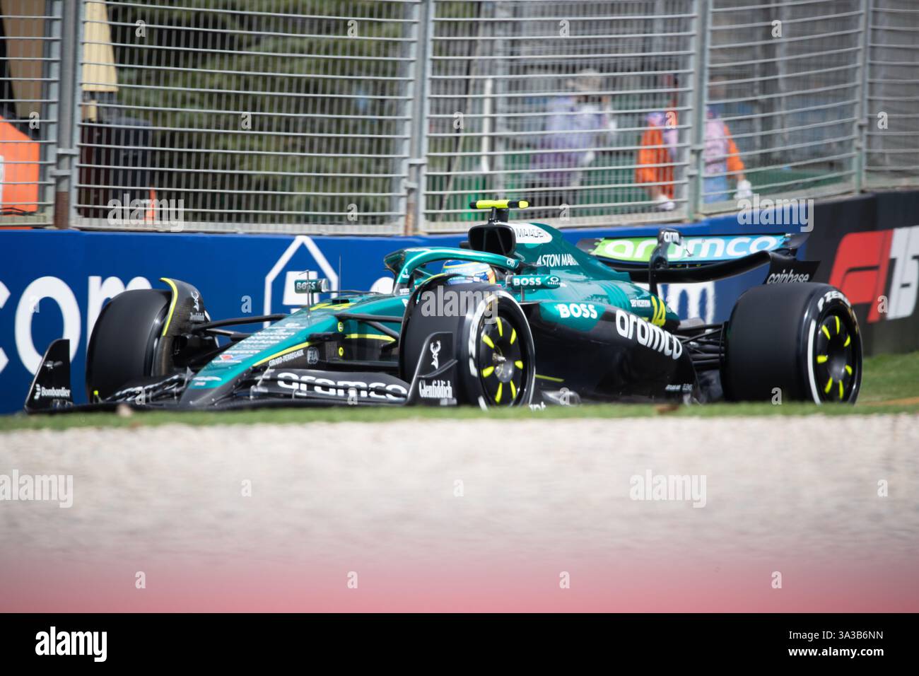 Albert Park, Australia, 15 March, 2025. Fernando Alonso (ESP) driving ...