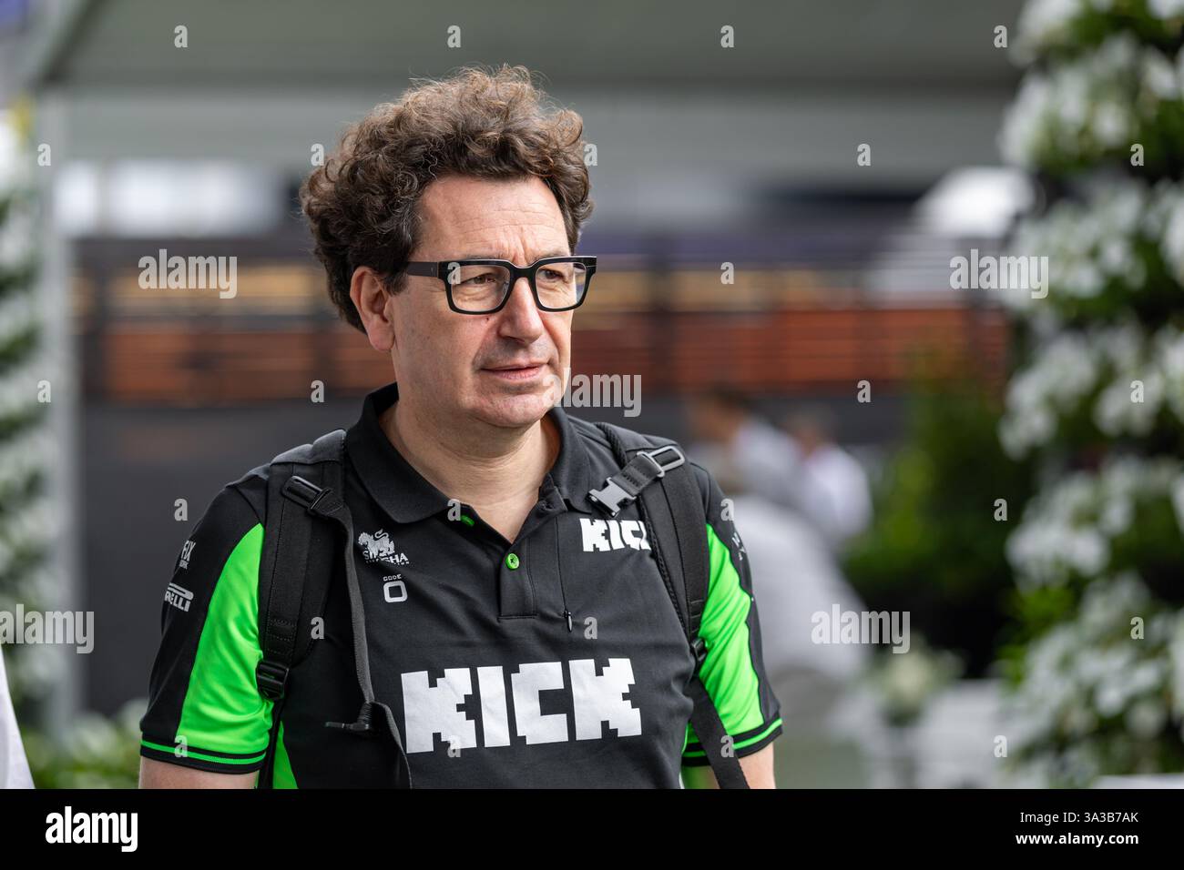 Melbourne, Australia, 15 March, 2025. Stake F1 Team Kick Sauber Team executive Mattia Binotto ...